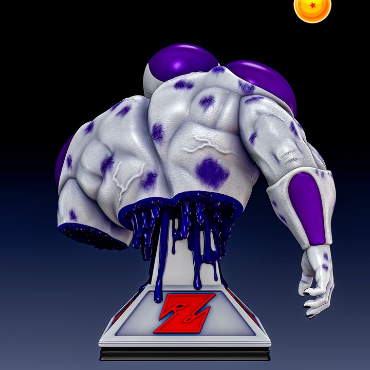 3D Printable FREEZER NAMEK BUST by Lucas Perez