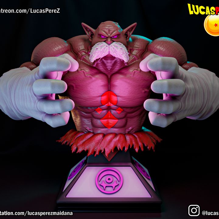 3D Printable TOOPO BUST by Lucas Perez