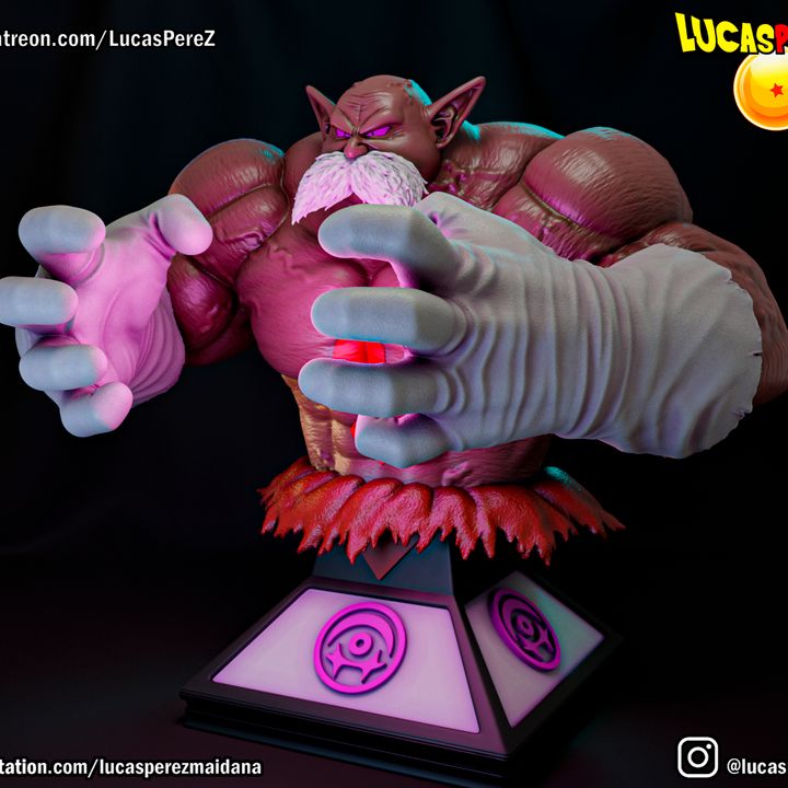 3D Printable TOOPO BUST by Lucas Perez