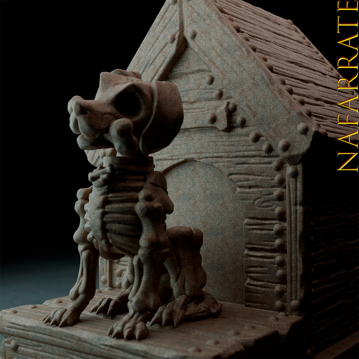 3D Printable Skeleton Dogs by Nafarrate Designs