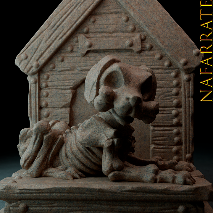 3D Printable Skeleton Dogs by Nafarrate Designs