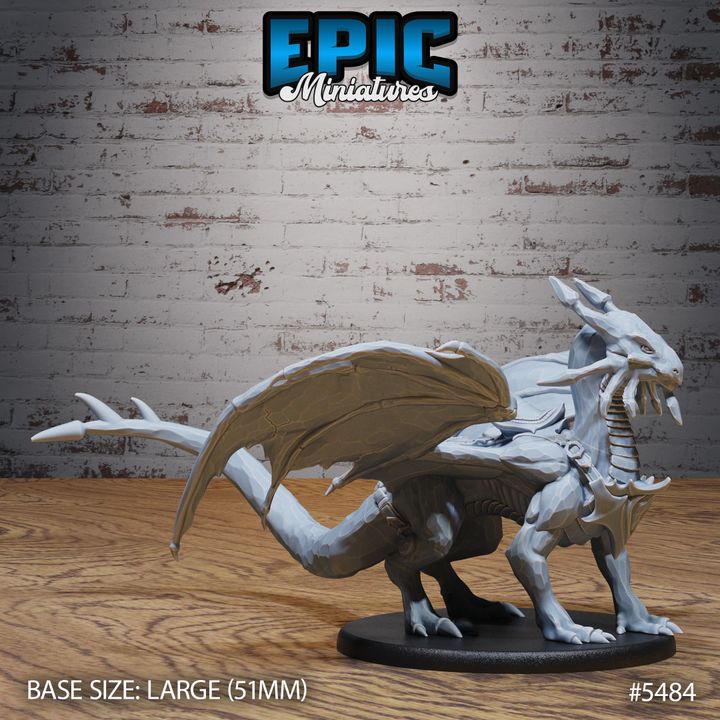 3D Printable Sapphire Dragon Young / Legendary Drake / Mountain Monster ...