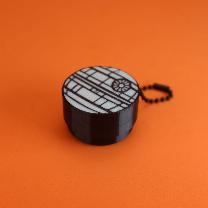 3D Printable Death Star Fidget Clicker Keychain – Small, Clicky by ...