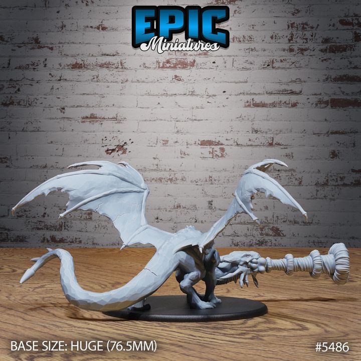 3D Printable Sapphire Dragon Adult Breath / Legendary Drake / Mountain ...