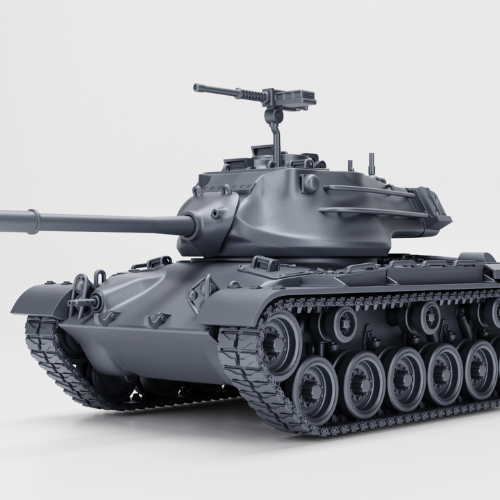 3D Printable M47 General Patton II (US, 1952, post-WW2) by Wargame3d