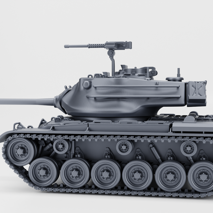 3D Printable M47 General Patton II (US, 1952, post-WW2) by Wargame3d