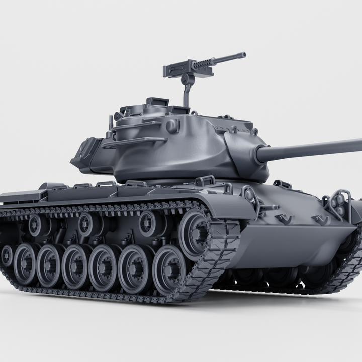 3D Printable M47 General Patton II (US, 1952, post-WW2) by Wargame3d