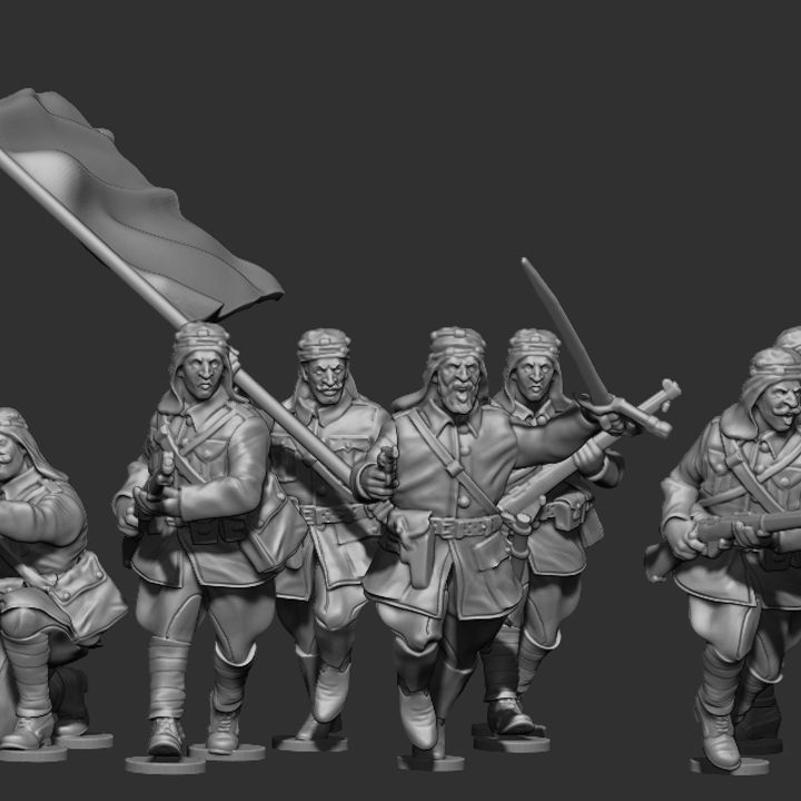 3D Printable SHARIFIAN ARMY by DES TRANCHEES AUX BARRICADES