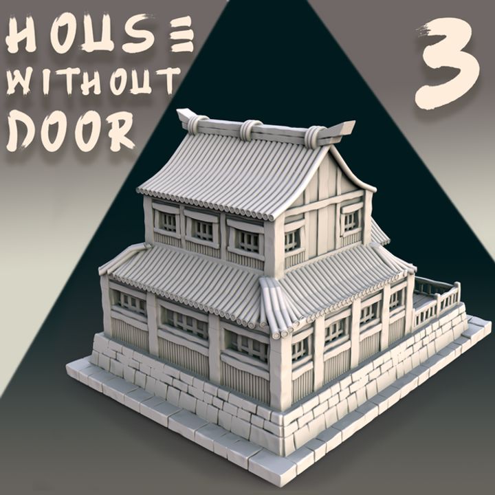 3D Printable Japanese house by Creator