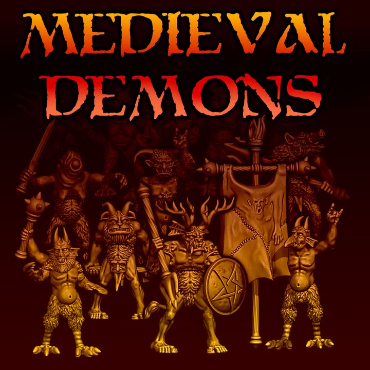 3D Printable Demons of the nether by Red Nebular