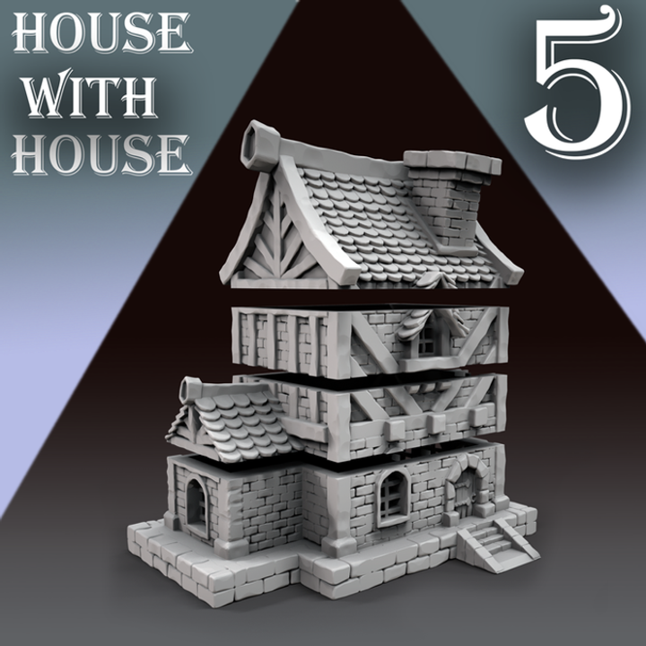 3D Printable Medieval house by Creator