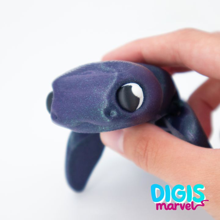 3D Printable Flexi Tiny Whale Shark + Keychain by DigisMarvel