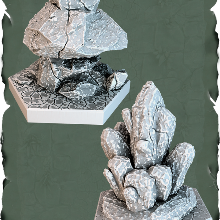 3D Printable 3D printable Modular Terrain by Creator