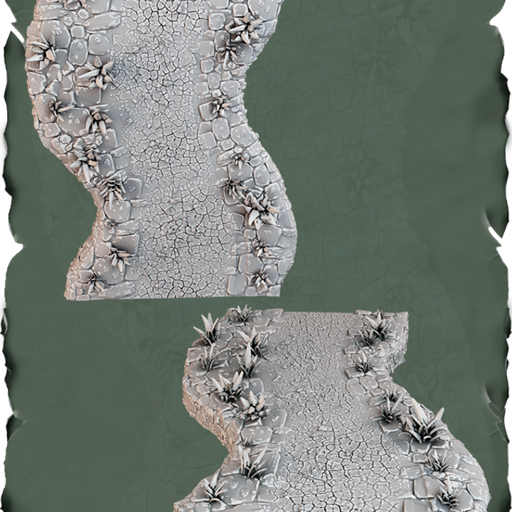 3D Printable 3D printable Modular Terrain by Creator