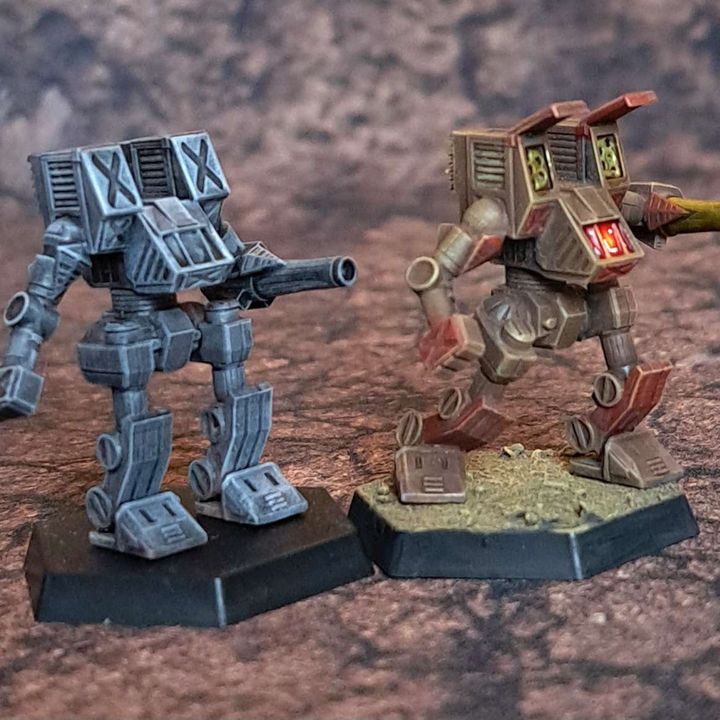 3D Printable Ox Light Mech by Mike's Mech Bin