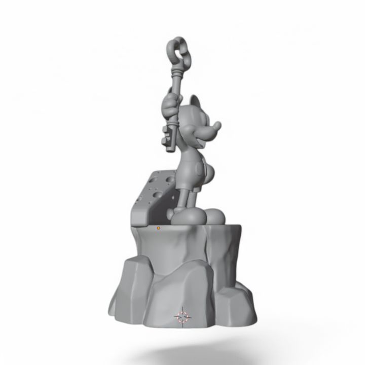 3D Printable Mickey Mouse STL File – Retro Key Master 3D Print – Heroic ...