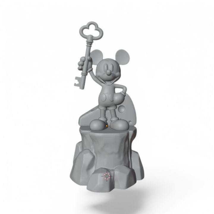 3D Printable Mickey Mouse STL File – Retro Key Master 3D Print – Heroic ...