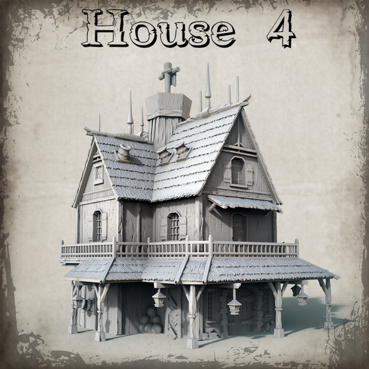 3D Printable Pirate House by Creator