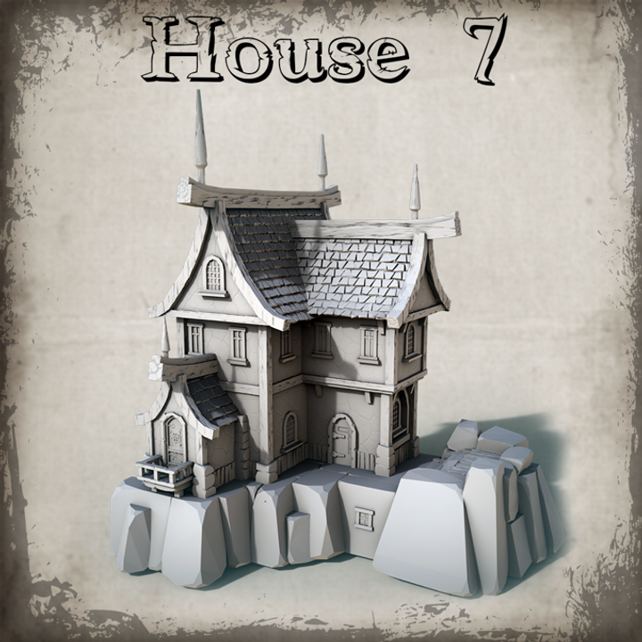 3D Printable Pirate House by Creator