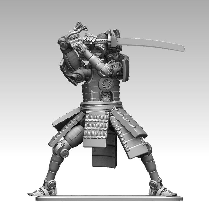3D Printable Robo Samurai Mk 10 by Sharedog Miniatures