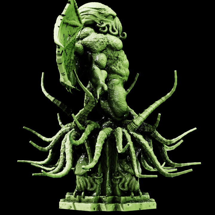 3D Printable 🐙 CTHULHU - ANCIENT ONE STATUE - ELDRITCH FIGURE FOR 3D ...