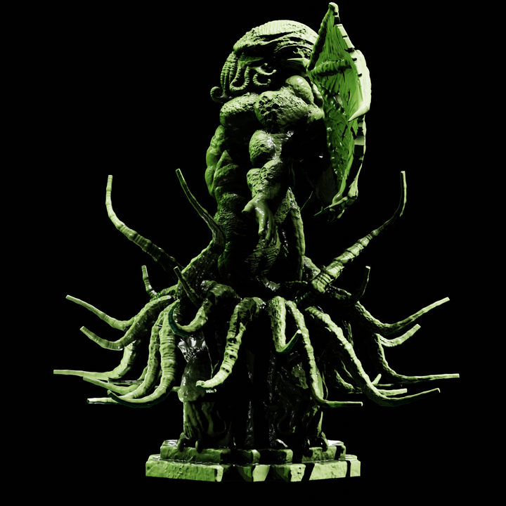3D Printable 🐙 CTHULHU - ANCIENT ONE STATUE - ELDRITCH FIGURE FOR 3D ...
