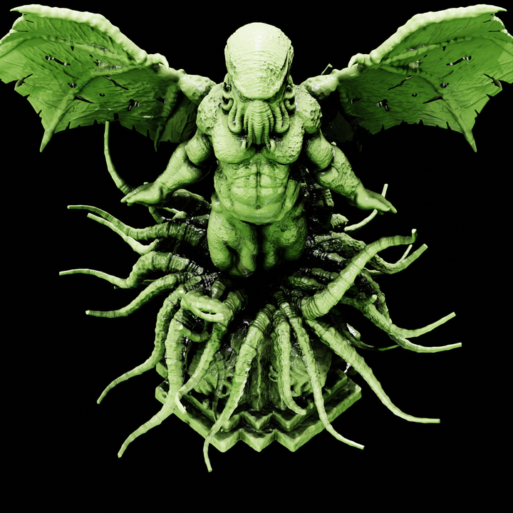 3D Printable 🐙 CTHULHU - ANCIENT ONE STATUE - ELDRITCH FIGURE FOR 3D ...