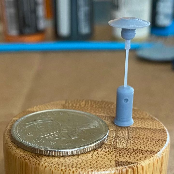 3D Printable Propane Patio Heater by JSK Miniatures