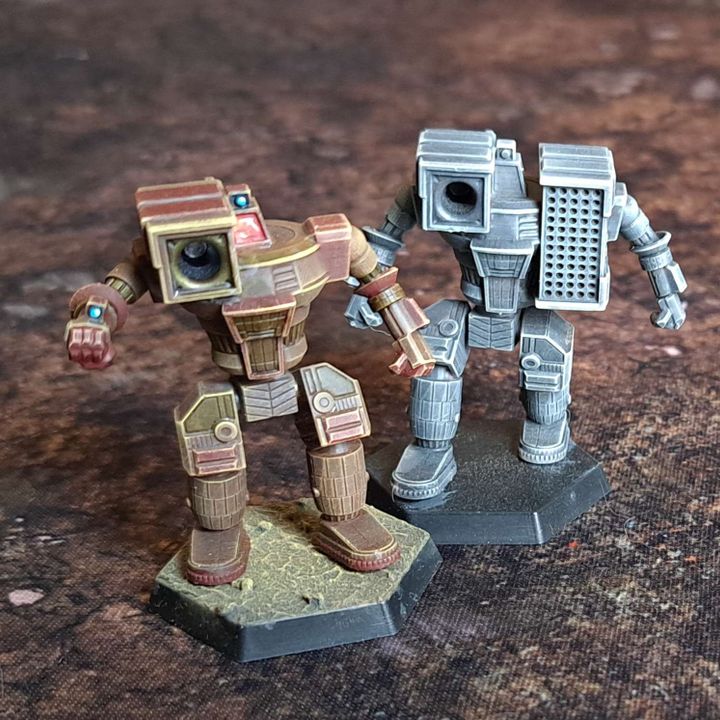 3D Printable Barreler Medium Mech by Mike's Mech Bin