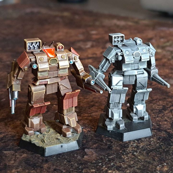 3D Printable Bull Hammer Heavy Mech by Mike's Mech Bin