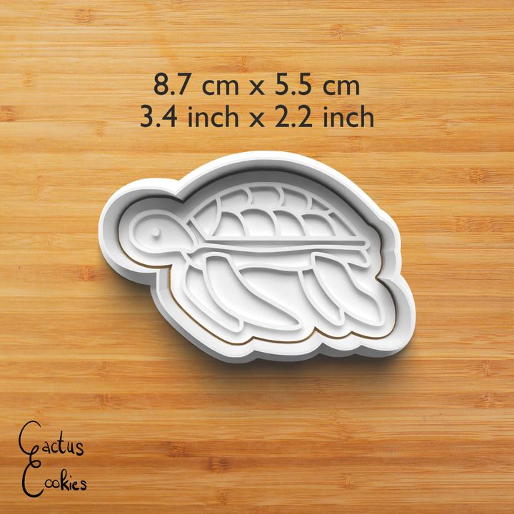 3D Printable Turtle Cookie Cutter set 0818 by James-Jason Beckers