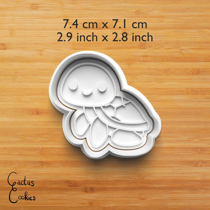 3D Printable Turtle Cookie Cutter set 0818 by James-Jason Beckers
