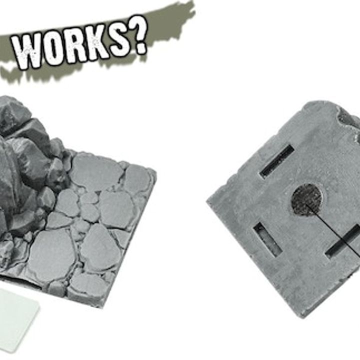 3D Printable Modular Caves - Commercial License by My Dungeon