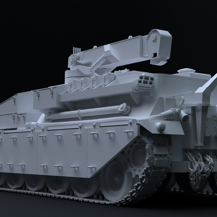 3D Printable Iranian/British Chieftain ARRV ARV by The Military ...
