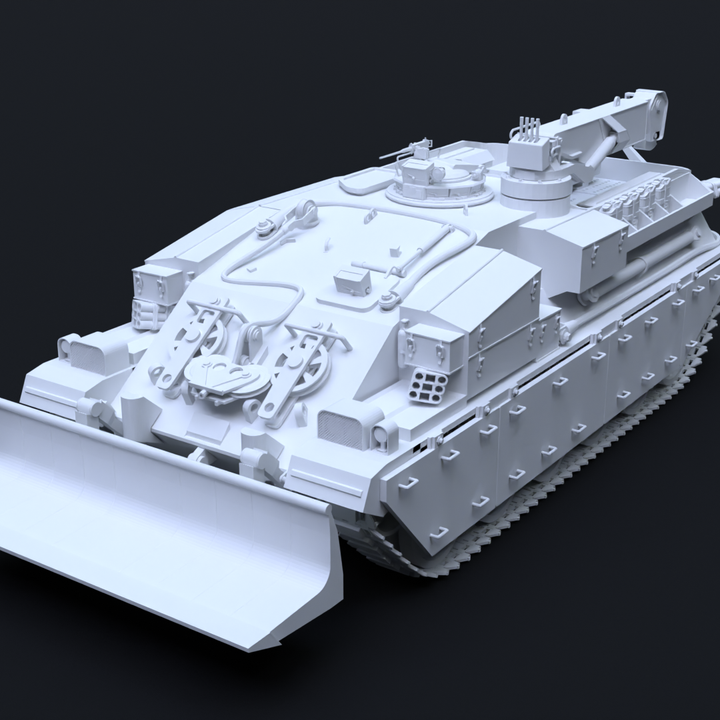3D Printable Iranian/British Chieftain ARRV ARV by The Military ...
