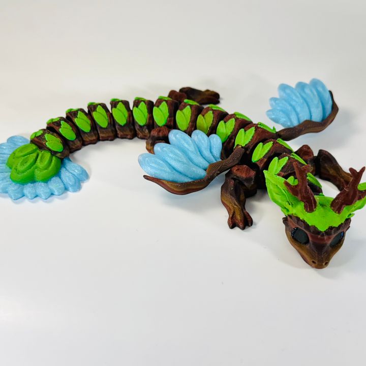 3D Printable Earthwing Dragon by Teal Cat Creative