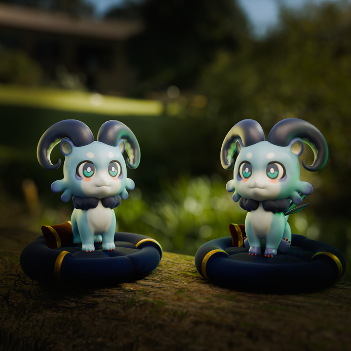 Download Honkai Star Rail HSR Chimera Blue Cute Toy (2 Poses + Cushion ...