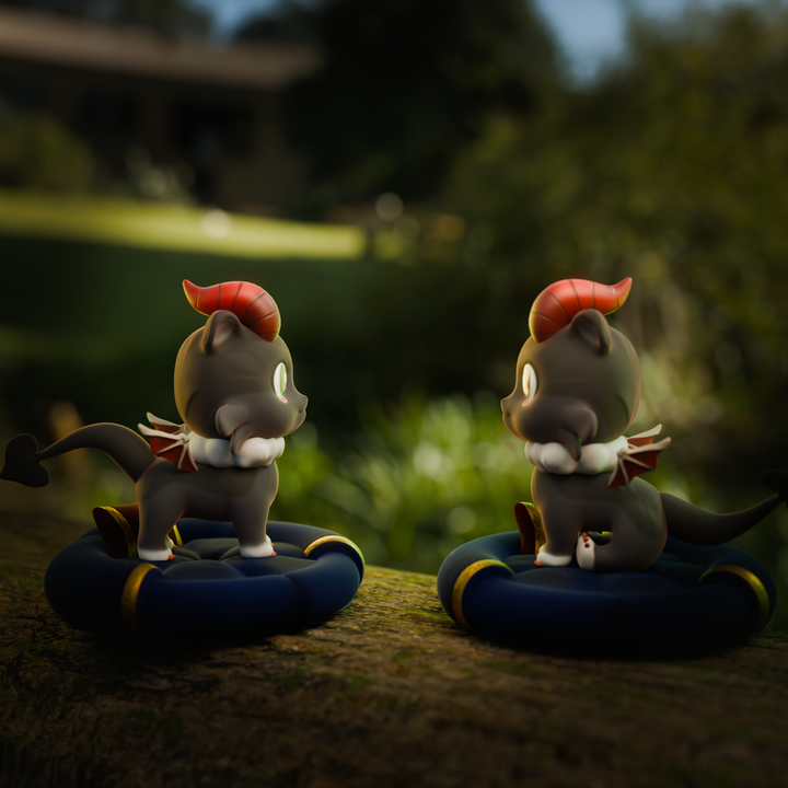 3D Printable Honkai Star Rail HSR Chimera Devil Cute Toy (2 Poses ...