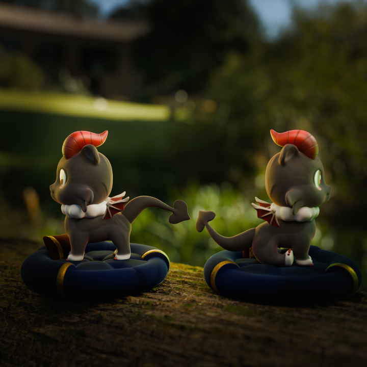 3D Printable Honkai Star Rail HSR Chimera Devil Cute Toy (2 Poses ...