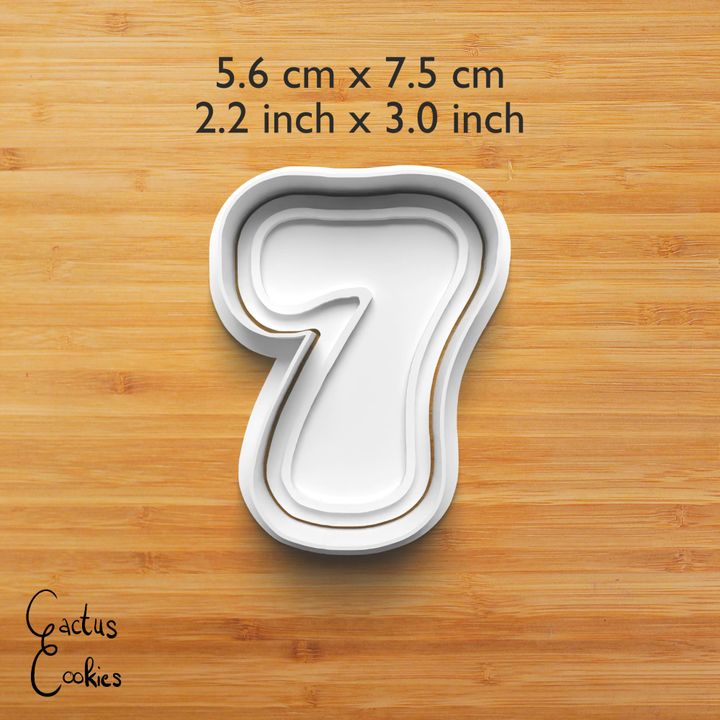 3D Printable Numbers Cookie Cutter set 0859 by James-Jason Beckers