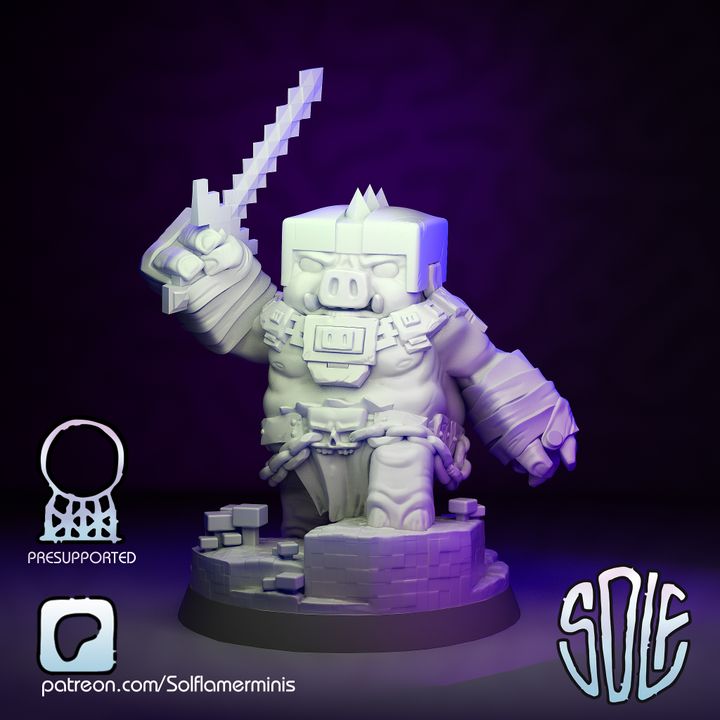 3D Printable General Chungus by Solflamer minis