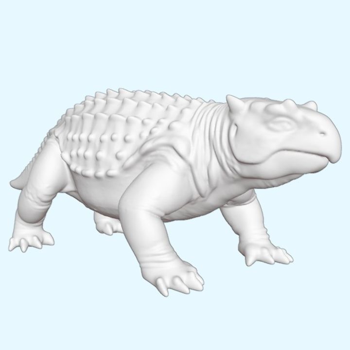 3D Printable Scutosaurus - Prehistoric Herbivore by Fantasy Figures