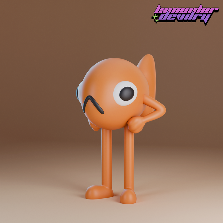 3D Printable Le Poisson Steve - Free Model by Lavender Devilry