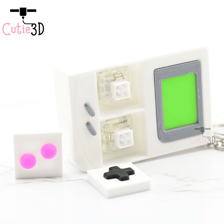3D Printable Cutie3D Retro Nintendo Game Boy Keycap Fidget Clicker ...