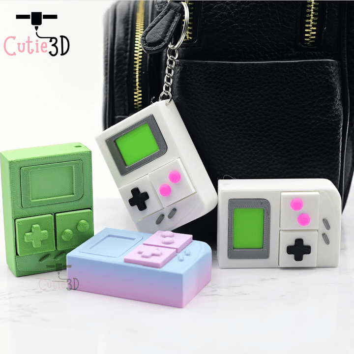 3D Printable Cutie3D Retro Nintendo Game Boy Keycap Fidget Clicker ...