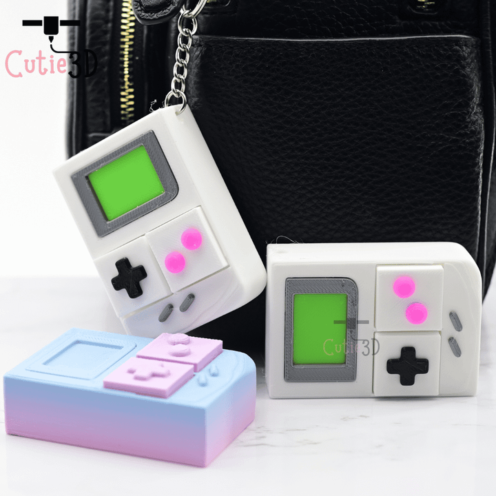 3D Printable Cutie3D Retro Nintendo Game Boy Keycap Fidget Clicker ...