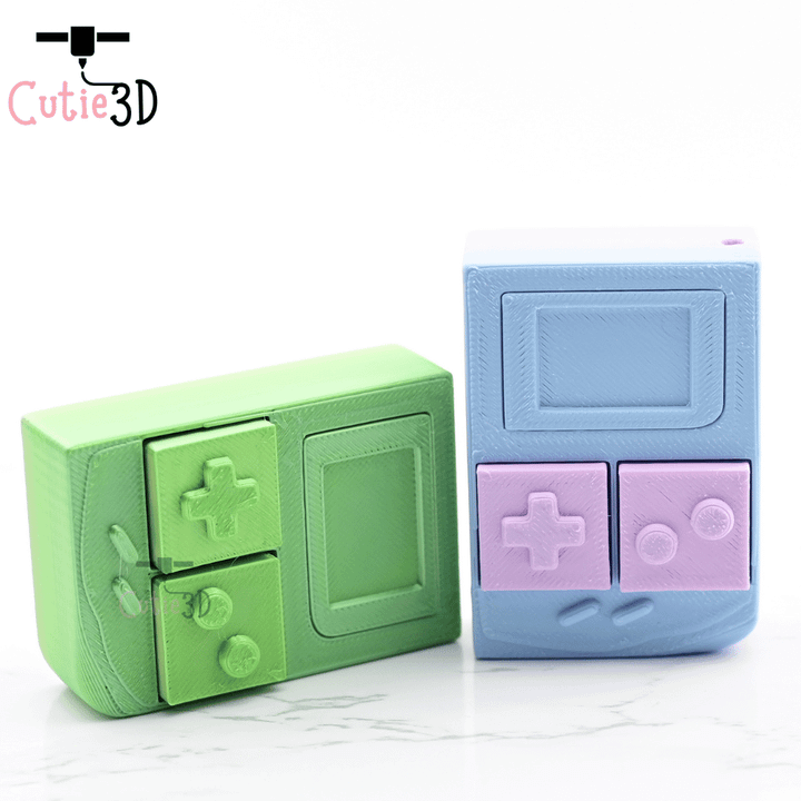 3D Printable Cutie3D Retro Nintendo Game Boy Keycap Fidget Clicker ...