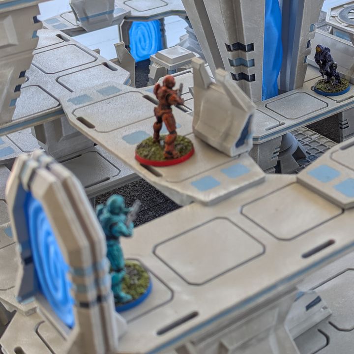 3D Printable Sci-Fi Generator Arena Terrain Collection - 28mm 32mm ...