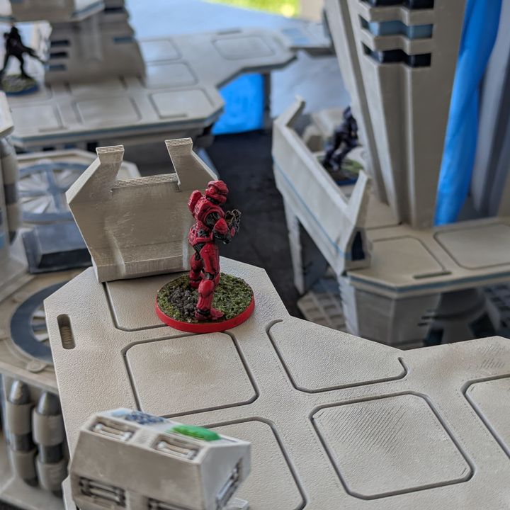 3D Printable Sci-Fi Generator Arena Terrain Collection - 28mm 32mm ...