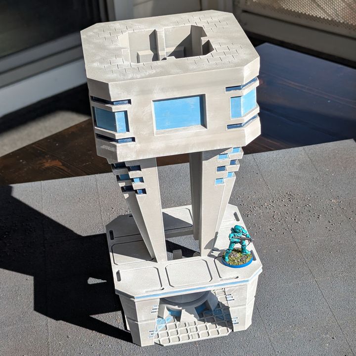3D Printable Sci-Fi Generator Arena Terrain Collection - 28mm 32mm ...